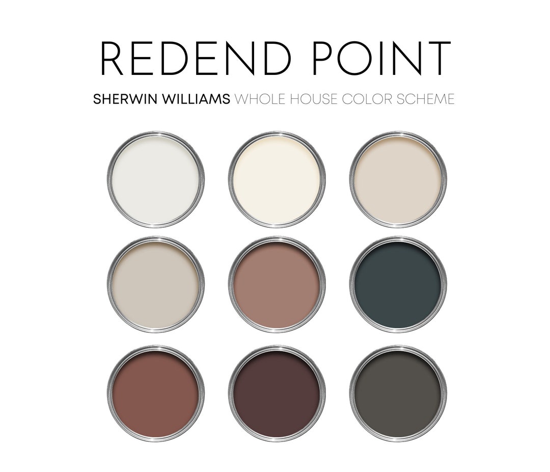 Redend Point Sherwin Williams Paint Palette, Color of the Year, Modern ...