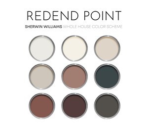 Modern Rustic Paint Palette, Benjamin Moore, Whole House Paint Colors ...