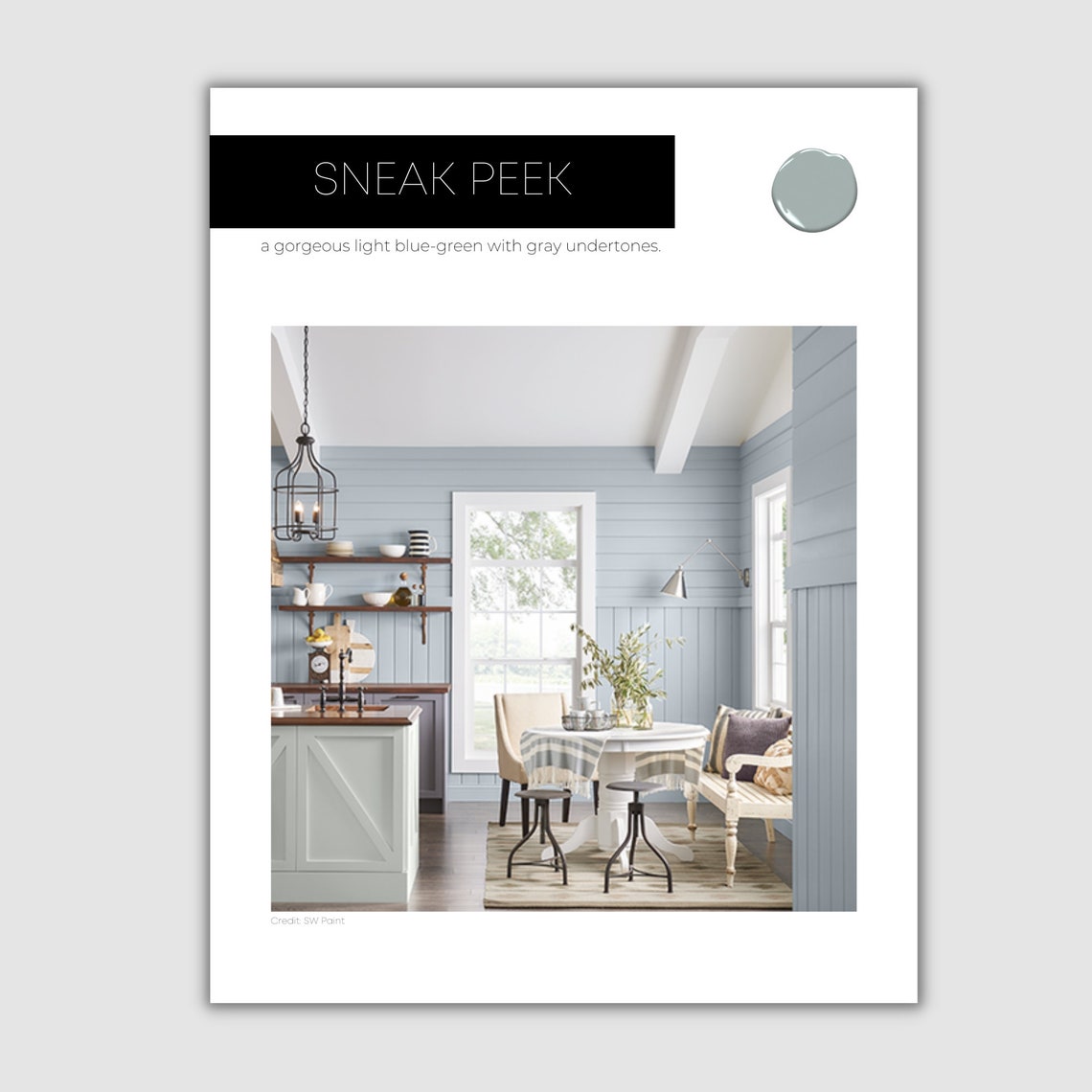 Calm Neutrals Benjamin Moore Paint Palette Modern Neutral - Etsy