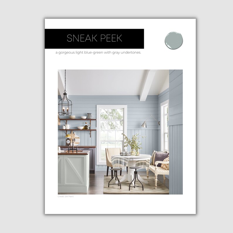 Calm Neutrals Sherwin Williams Paint Palette Modern Neutral - Etsy