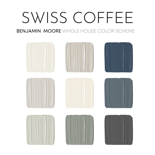 Swiss Coffee Palette - Etsy