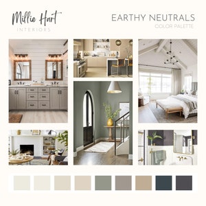 Earthy Neutrals Sherwin Williams Paint Palette, Paint Colors for Home ...