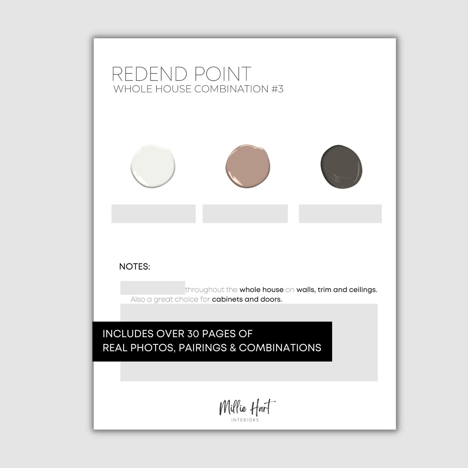 Redend Point Sherwin Williams Paint Palette Color of the - Etsy