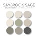 Benjamin Moore Saybrook Sage Paint Palette Best Selling - Etsy