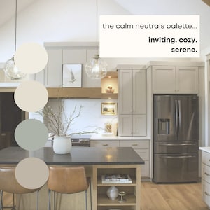 Calm Neutrals Sherwin Williams Paint Palette Modern (Instant Download ...
