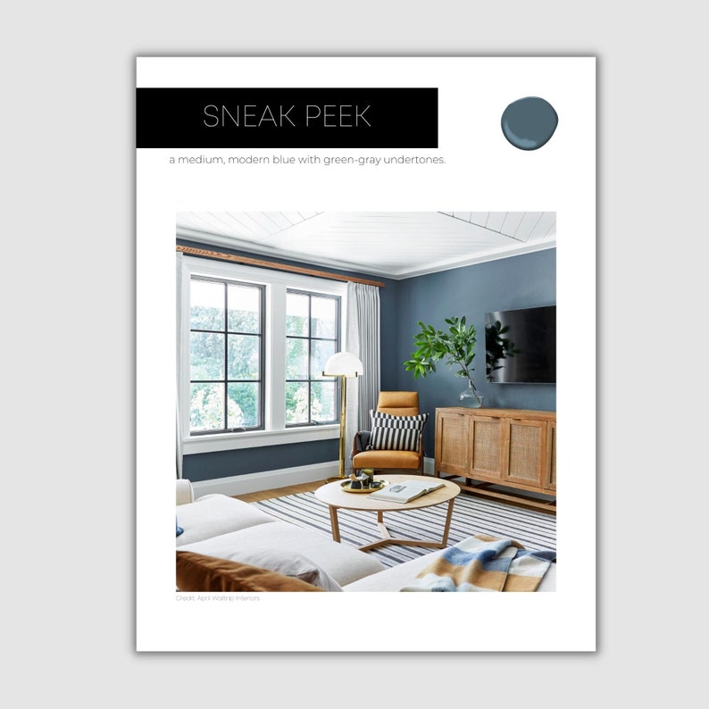 Wrought Iron Benjamin Moore Paint Palette Lake House Color - Etsy