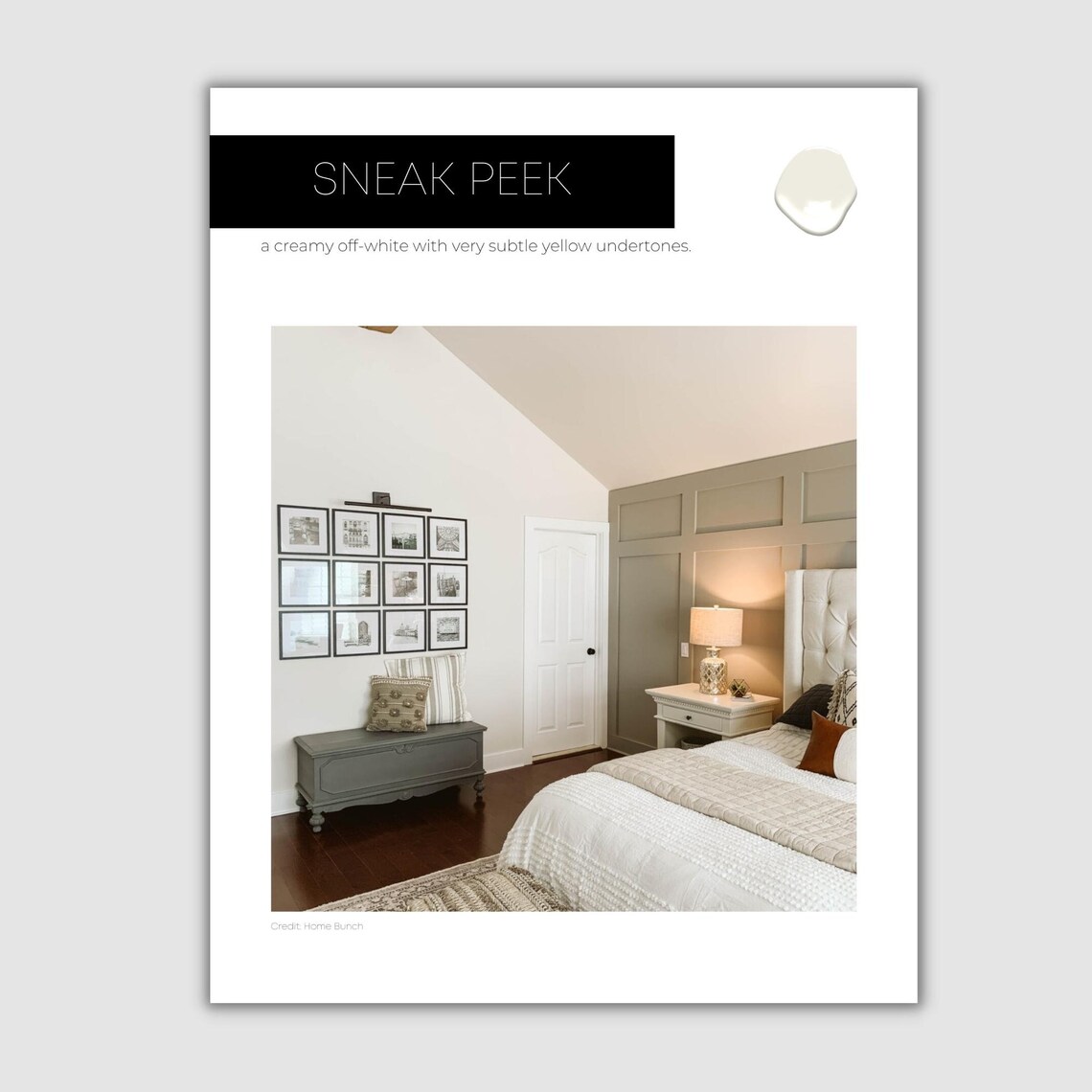 Alabaster Sherwin Williams Paint Palette Modern Farmhouse - Etsy