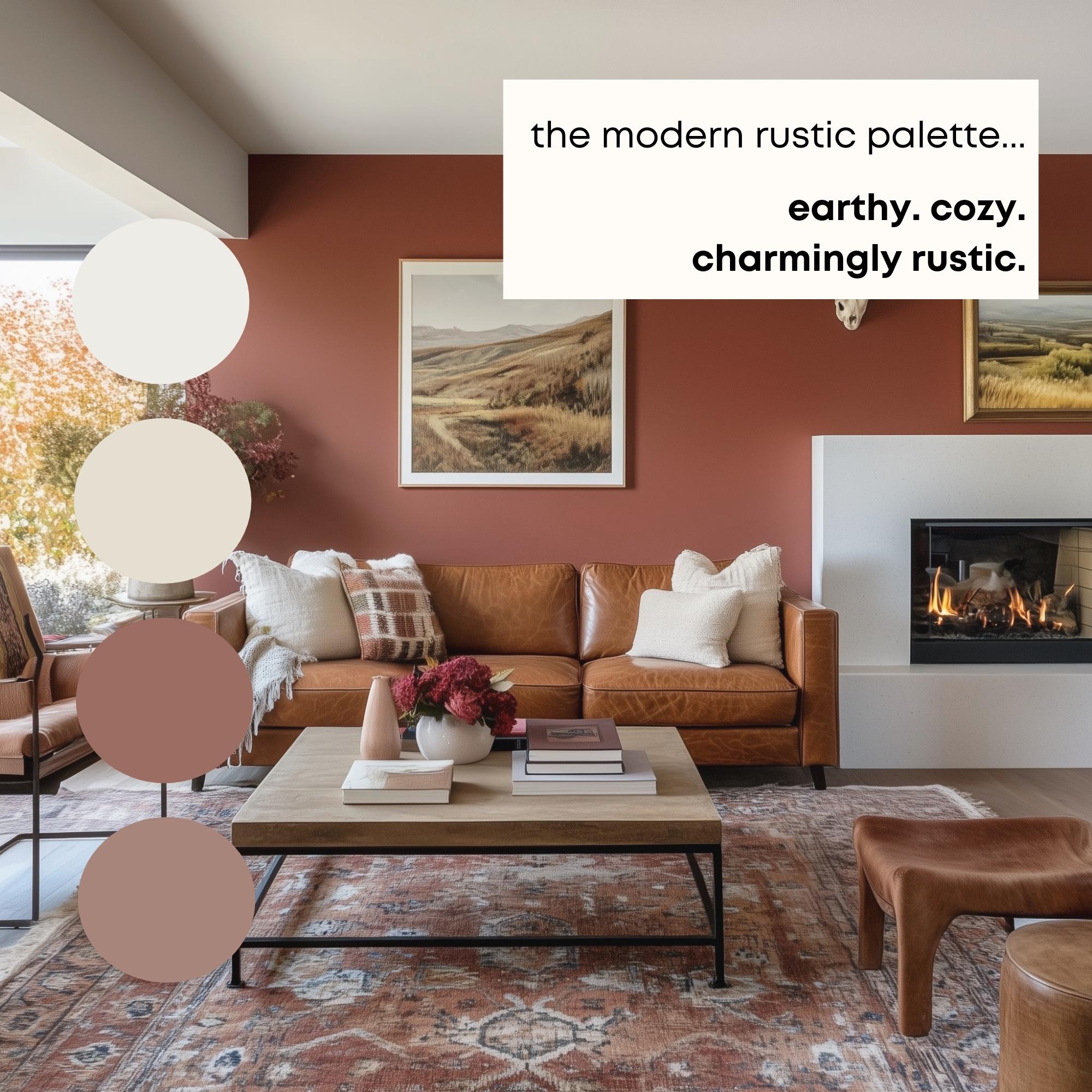 Modern Rustic Sherwin Williams Paint Palette, Modern Mountain, Rustic ...
