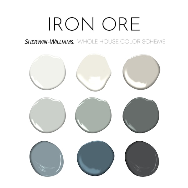 Iron Ore Color Palette - Etsy