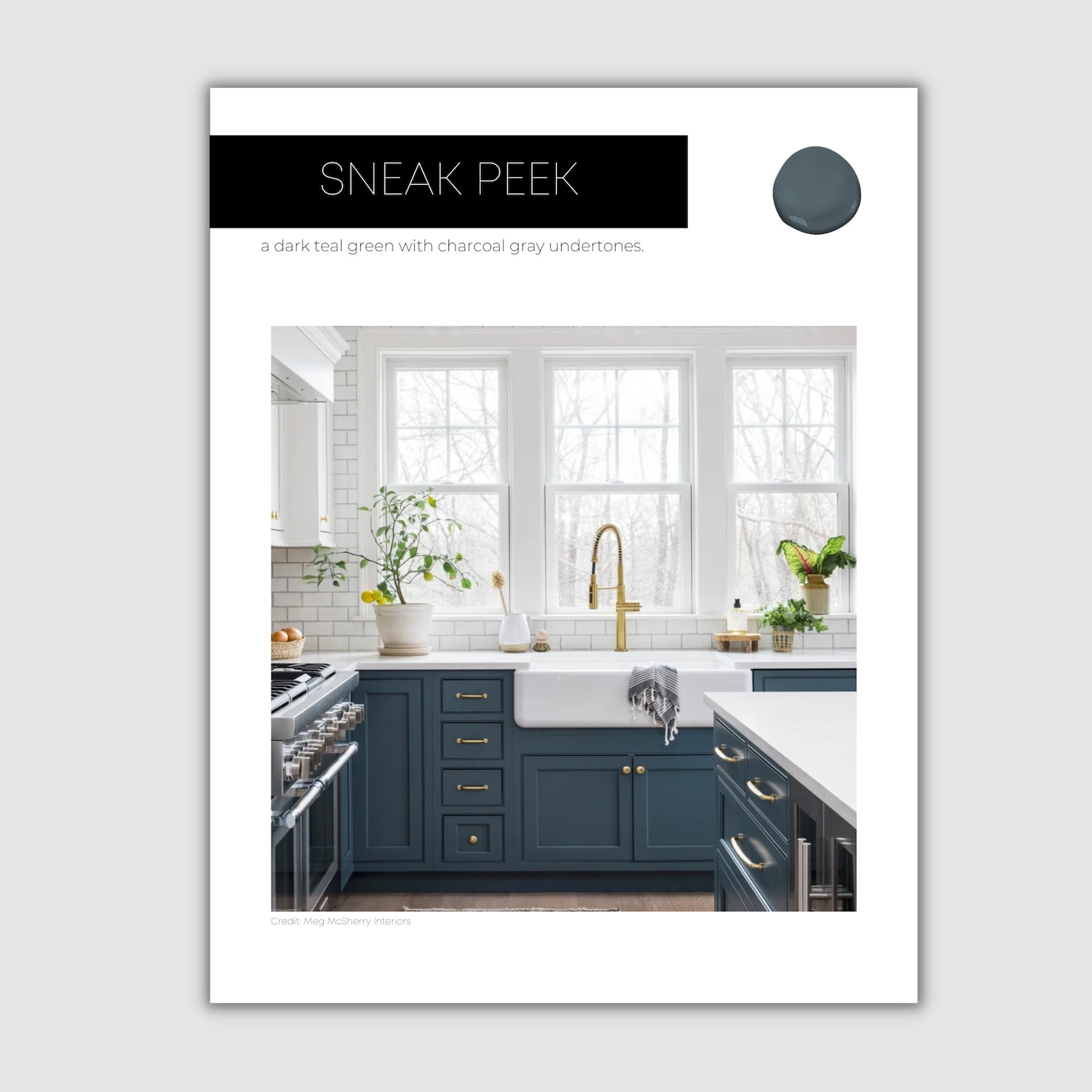 Gentleman's Gray Benjamin Moore Paint Palette Modern - Etsy