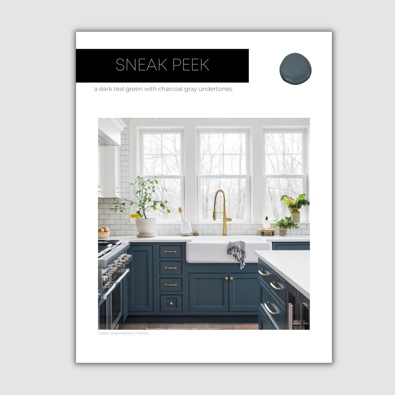 Gentleman's Gray Benjamin Moore Paint Palette Modern - Etsy