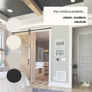 Nimbus Benjamin Moore Paint Palette, Modern Neutrals, Whole House Color ...