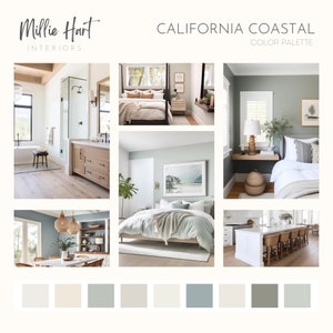 California Coastal Sherwin Williams Color Palette, Interior Paint ...