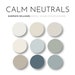Calm Neutrals Sherwin Williams Paint Palette Modern Neutral - Etsy