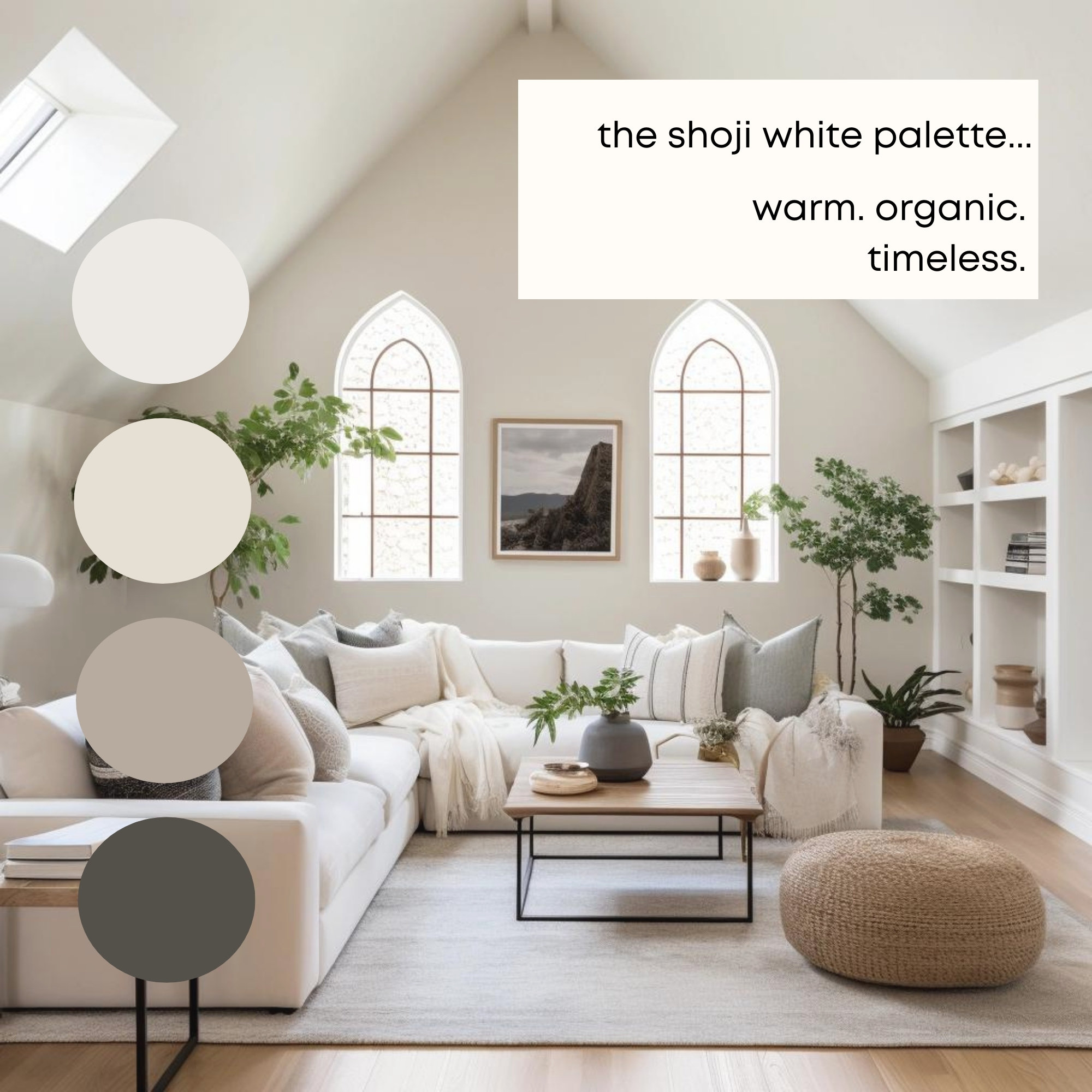 Shoji White Sherwin Williams Paint Palette, Color of the Year, Best ...
