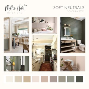 Soft Neutrals Sherwin Williams Paint Palette, Paint Colors for Home ...