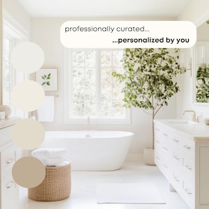 Light Warm Neutrals Benjamin Moore Paint Palette, Modern Neutral Calm ...