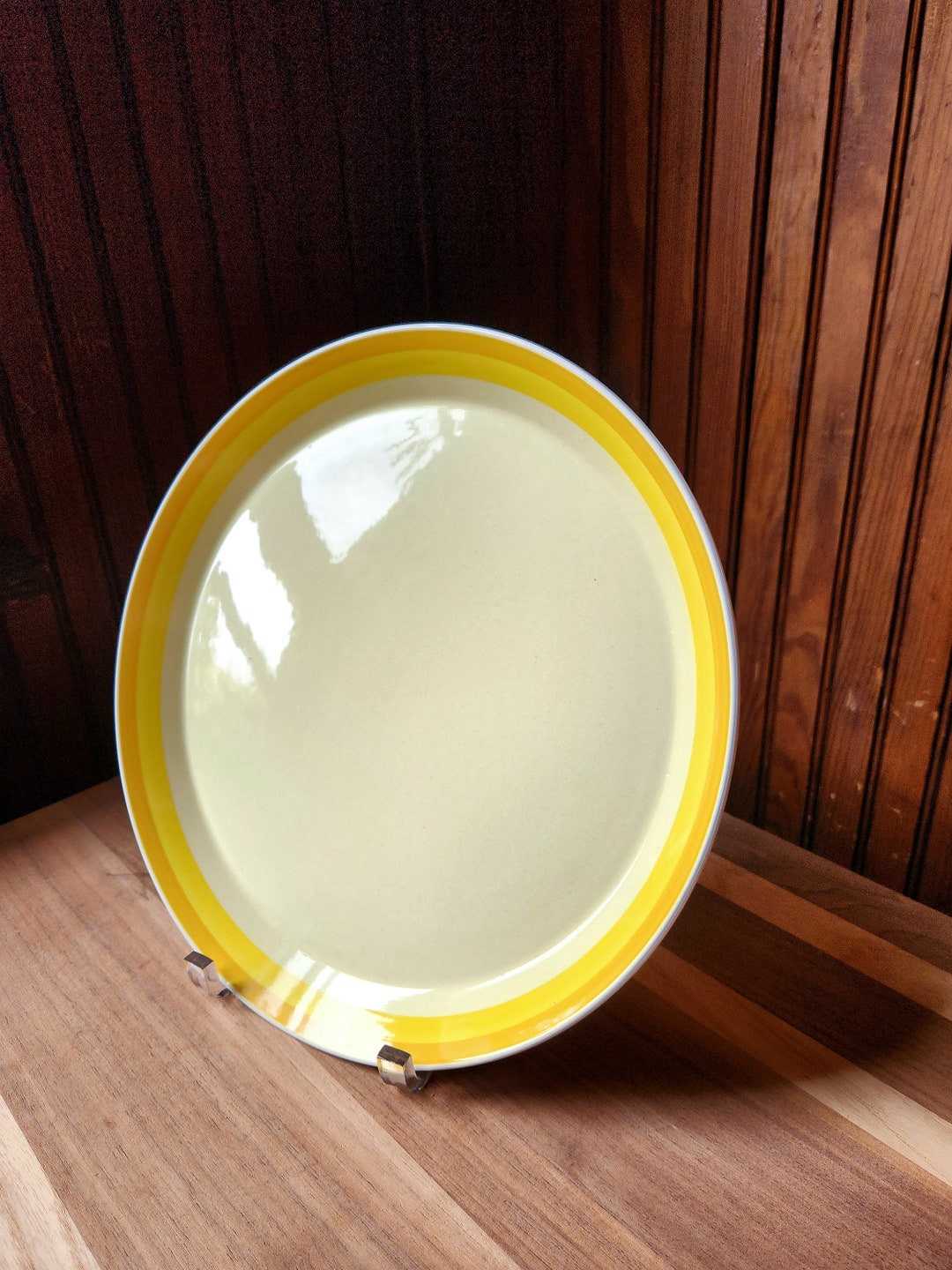 Vintage 1970's MIKASA Yellow CITRUS Playmates Dinner Platter C-4362 ...