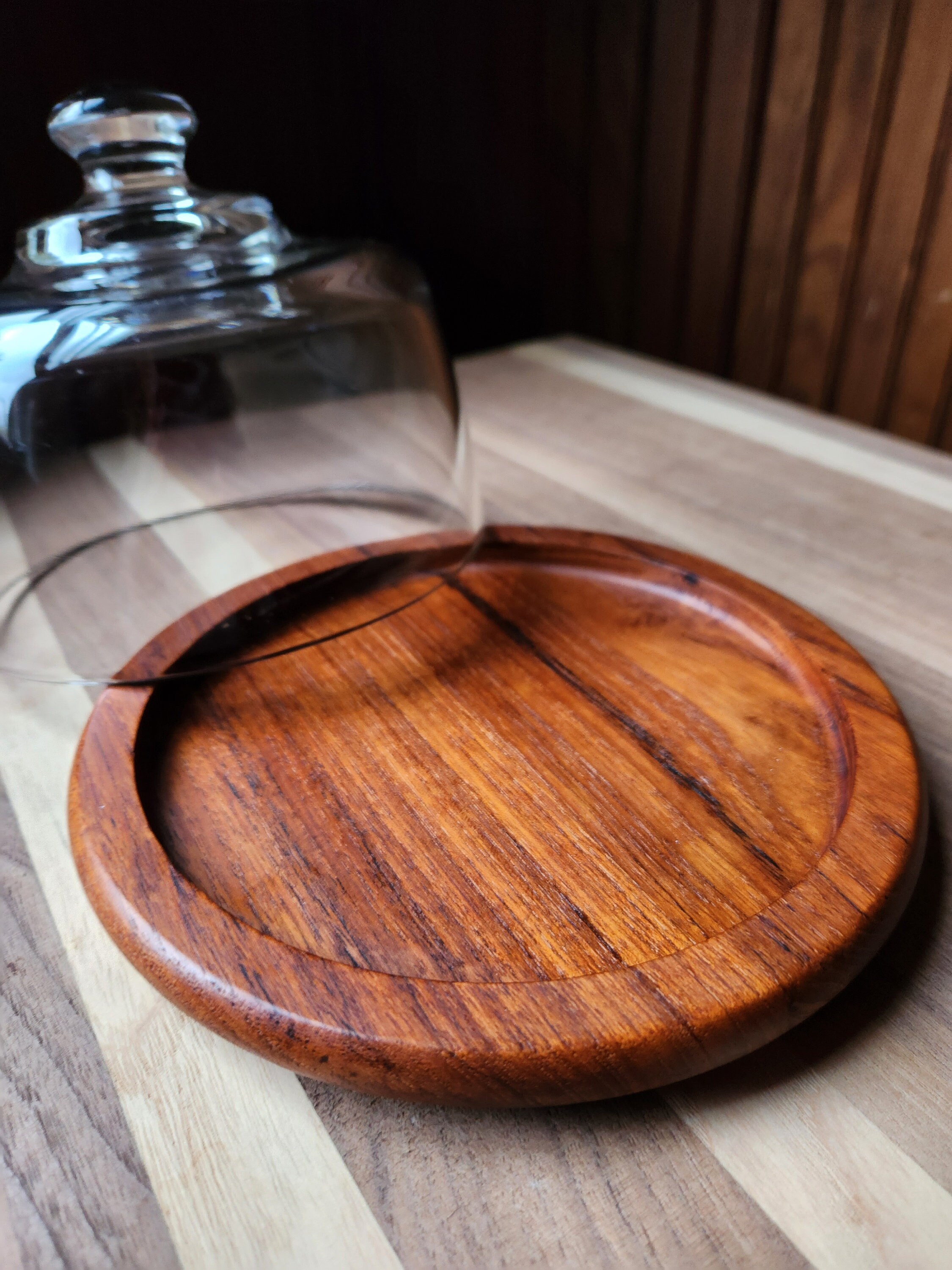 Vintage MCM Goodwood Teak Cheese Wood Tray - Charcuterie Board - Etsy