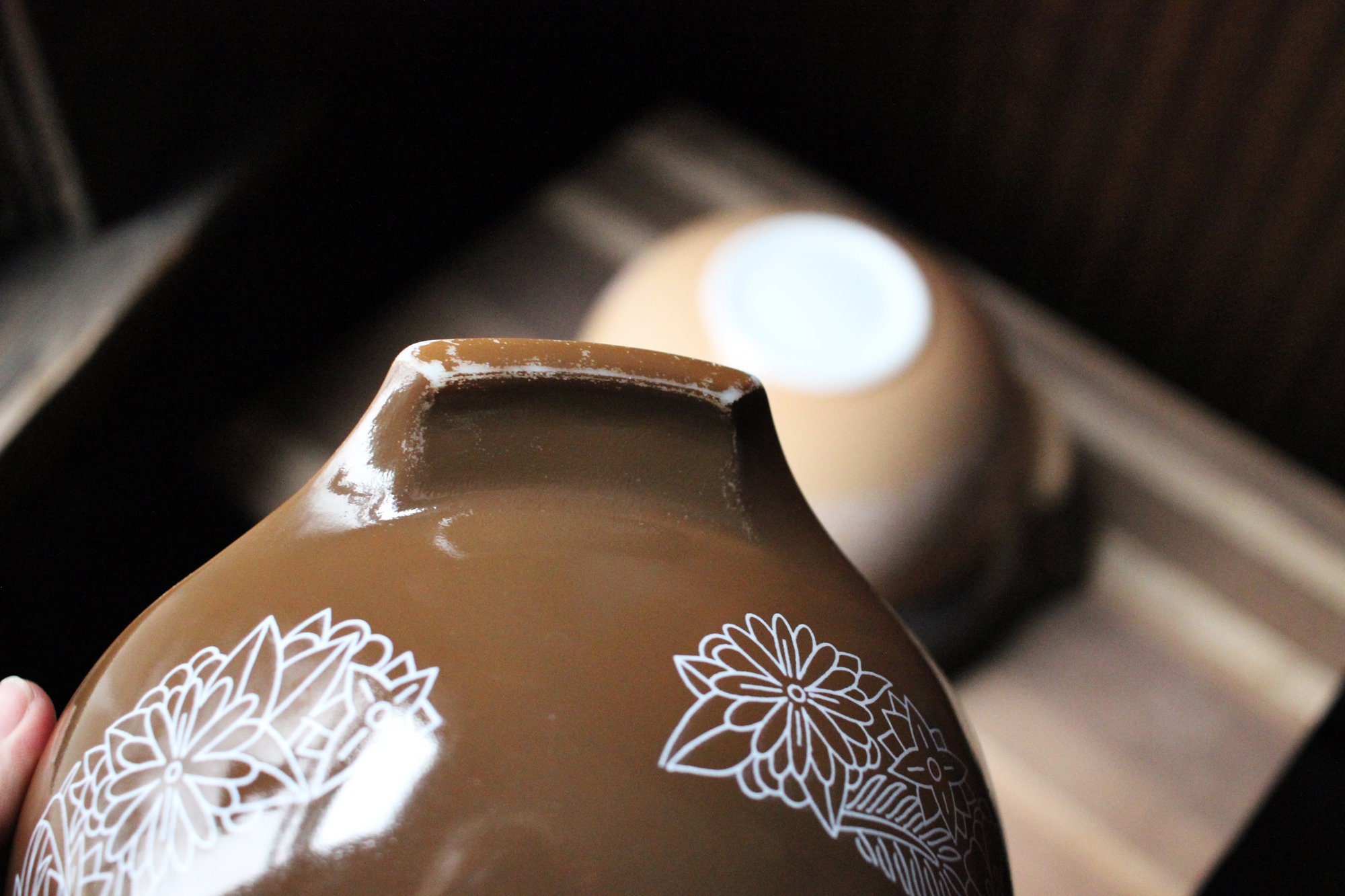 Vintage Brown and Tan WOODLAD Pyrex Cinderella Nesting Mixing - Etsy