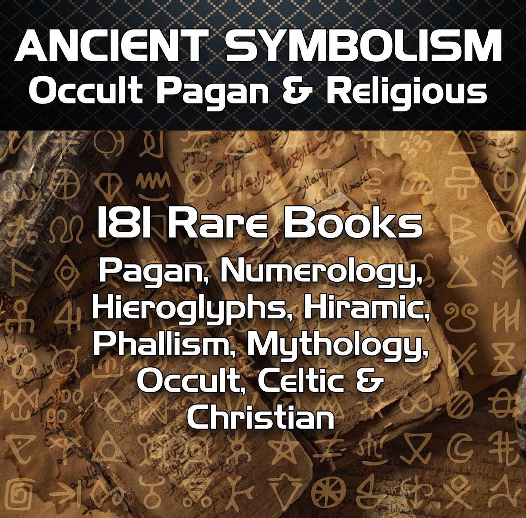 181 Ancient Symbolism Book Collection Pagan, Masonic, Egyptian, Celtic ...