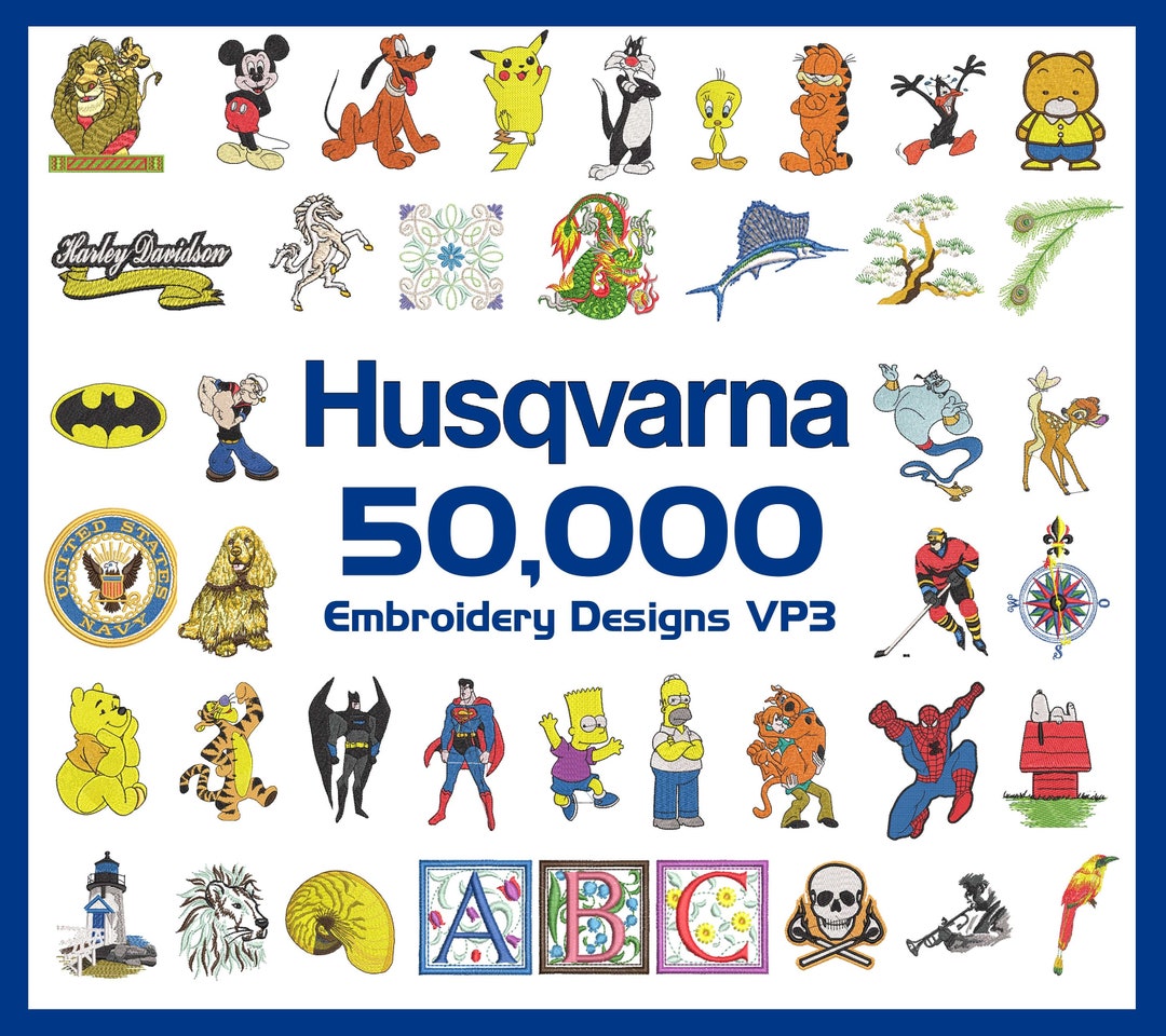 Embroidery Designs Collection Husqvarna Machine Viking Download Over ...