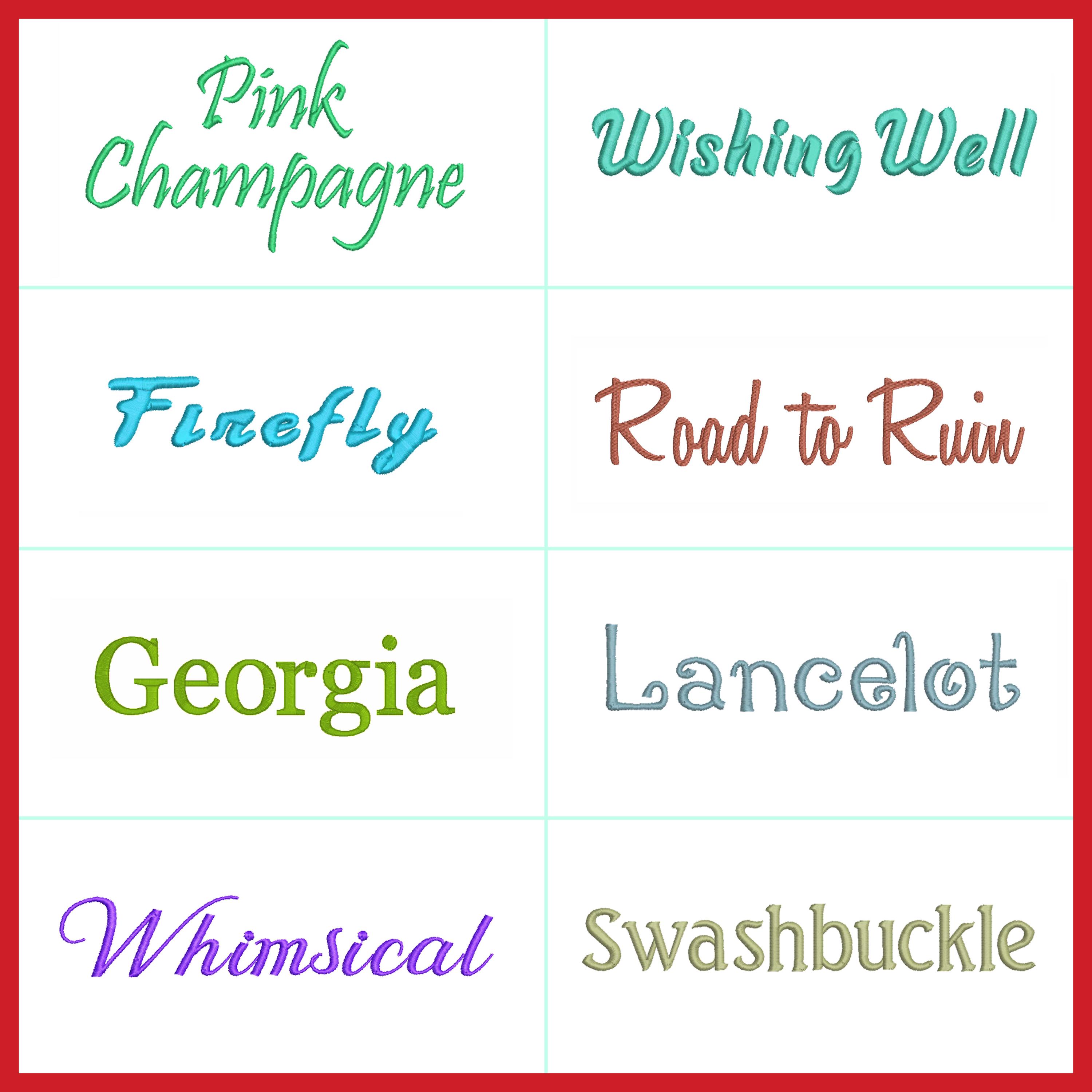 BX Embroidery Fonts: 500 Designs Bundle Files (digital Download) - Etsy