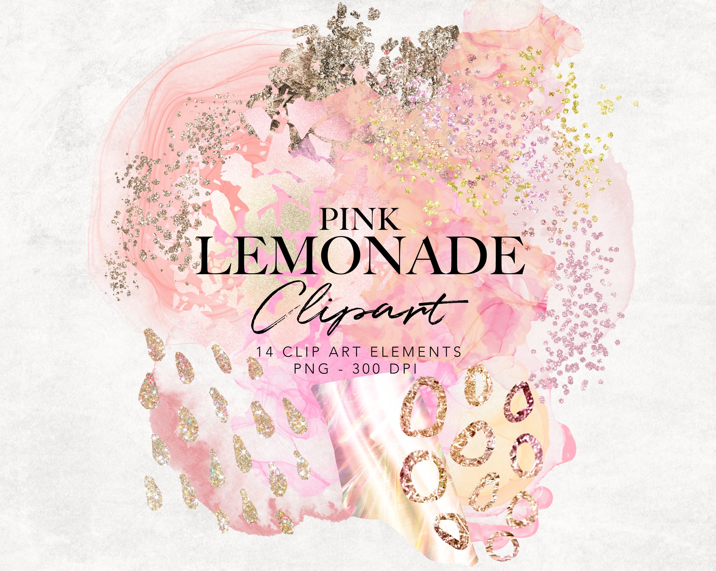 Pink Lemonade Clipart