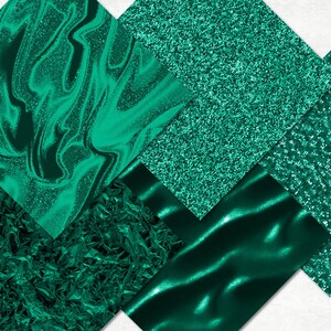Emerald Green Digital Paper, Green Foil Paper, Green Glitter Paper ...