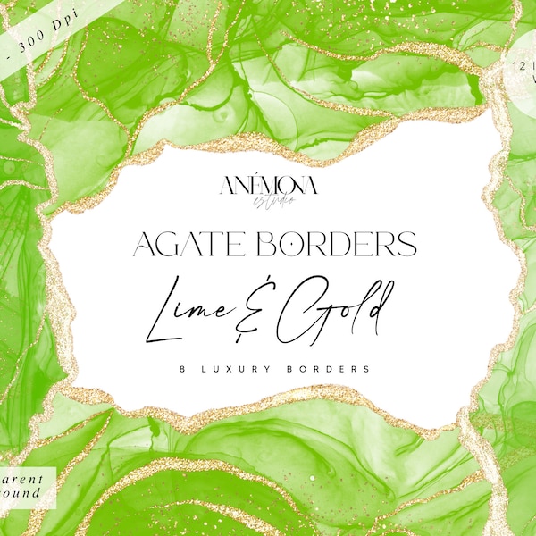Lime Green Border - Etsy