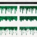 Emerald Green Glitter Drip Borders Clipart (PNG) - Etsy