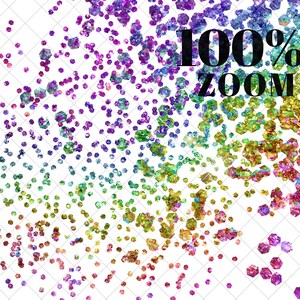 Rainbow Glitter Clipart, Rainbow Glitter Overlays, Rainbow Shimmer ...