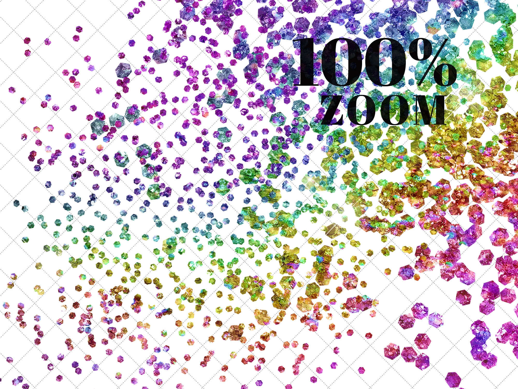 Rainbow Glitter Clipart Rainbow Glitter Overlays Rainbow - Etsy Australia