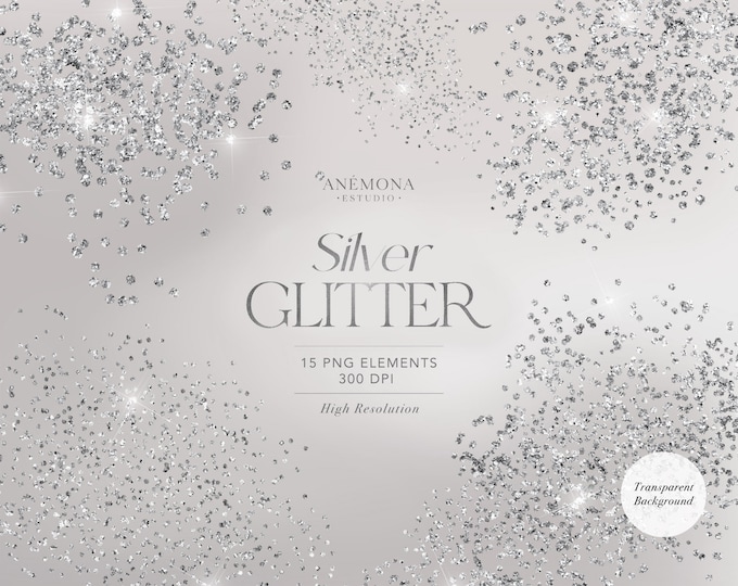 Silver Shimmers Custom Mix .015 Hex Poly Glitter, Glitter for Tumbler ...