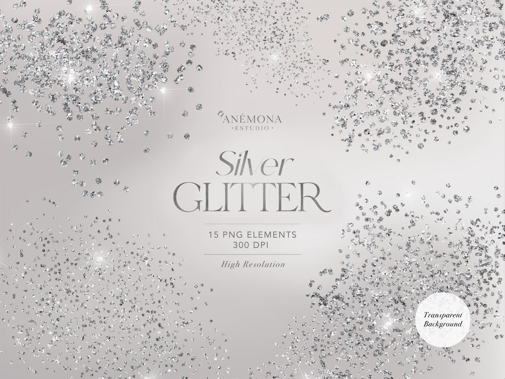 Silver Glitter Background High Resolution