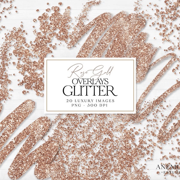 Rose Gold Glitter - Etsy