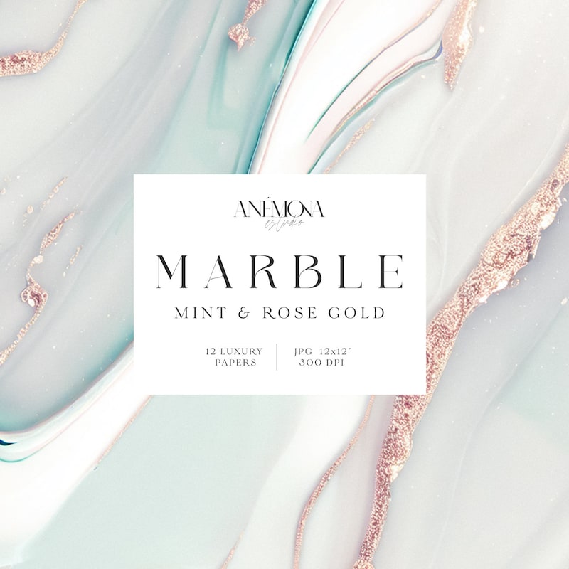 Mint Green Marble - Etsy