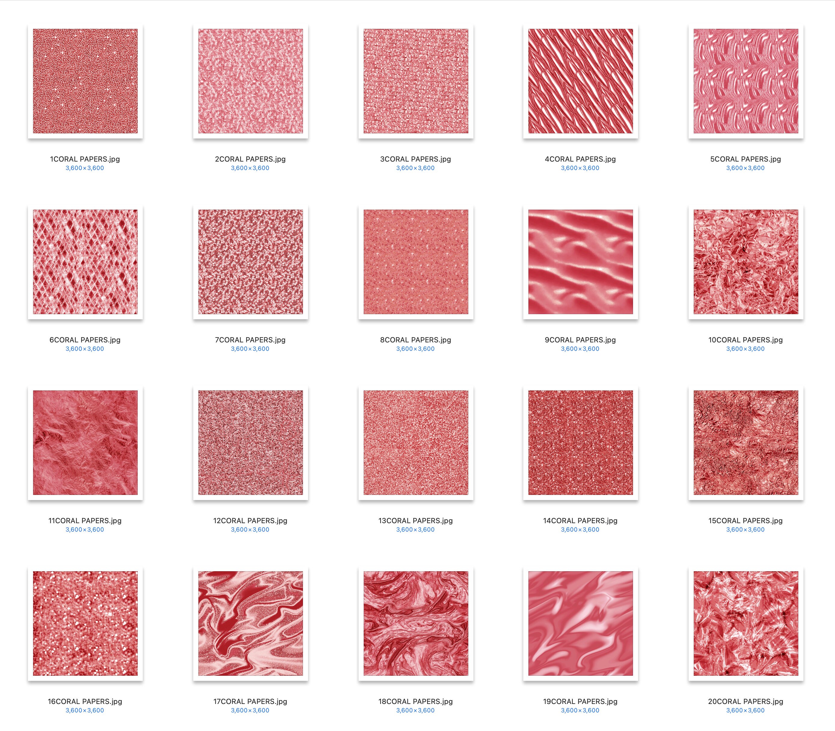 Coral Digital Paper Coral Foil Paper Coral Glitter Seamless - Etsy