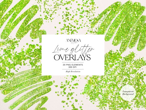 Magnificent Mongolian Green Confetti Clipart