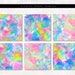 Pastel Rainbow Digital Paper Glitter Abstract Paper Rainbow Alcohol Ink ...