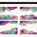 Iridescence Borders Clipart Geode Border Marble Border - Etsy