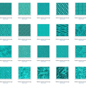 Aqua Digital Paper, Aqua Foil Paper, Aqua Glitter Paper, Aqua Seamless ...