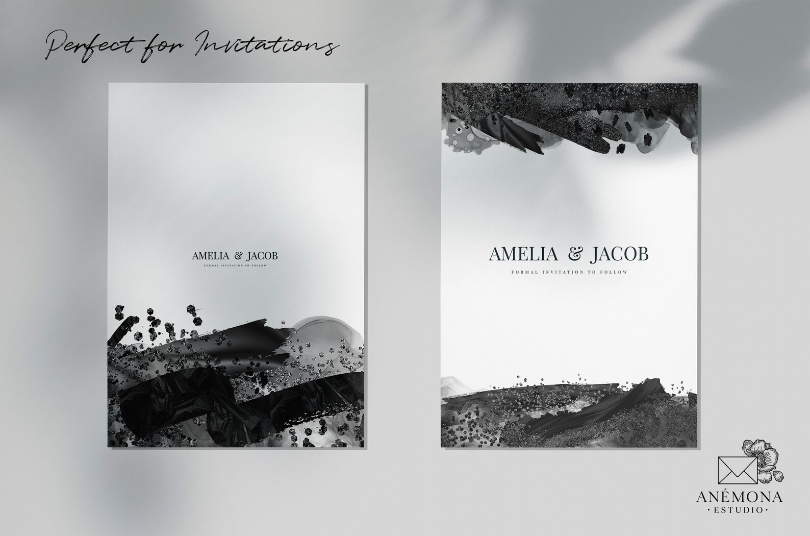 Black Borders Clipart Abstract Borders Clipart Black Frames - Etsy