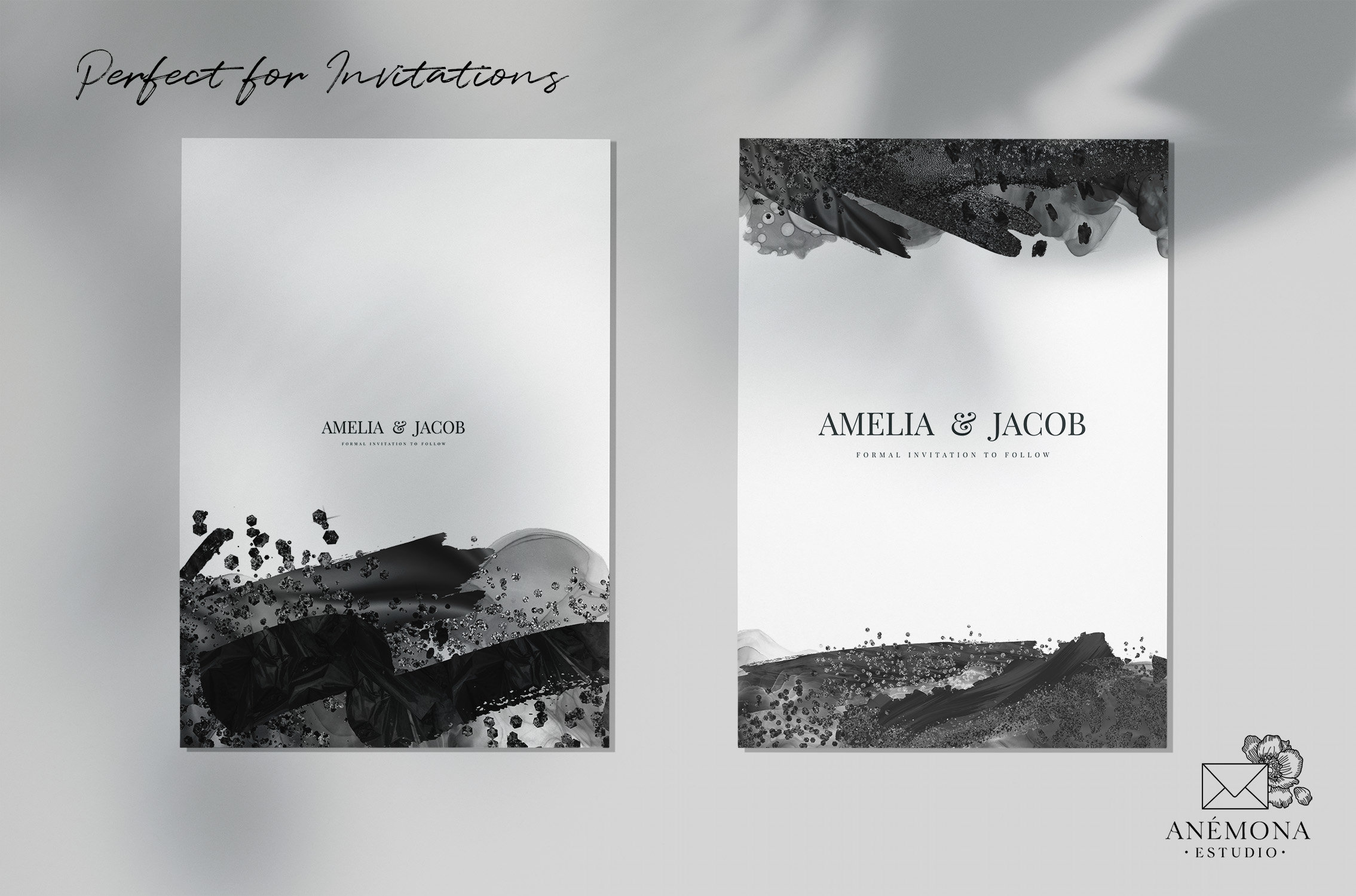 Black Borders Clipart Abstract Borders Clipart Black Frames - Etsy