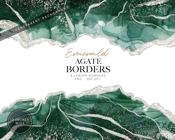 Emerald Holiday Borders