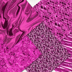 Hot Pink Digital Paper, Pink Foil Paper, Hot Pink Glitter Paper, Hot ...