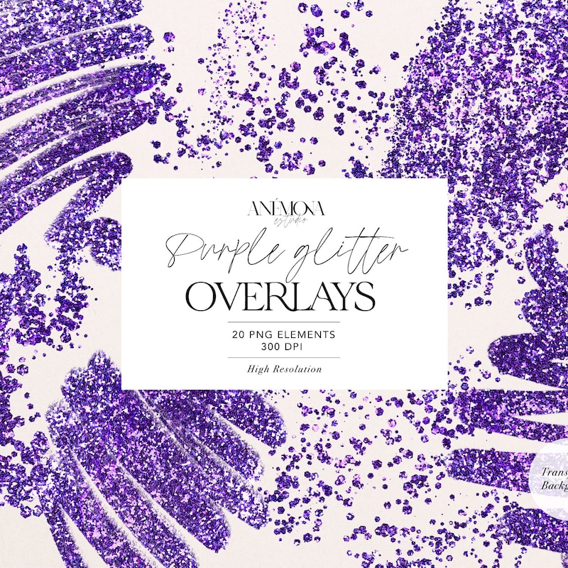 Purple Confetti - Etsy