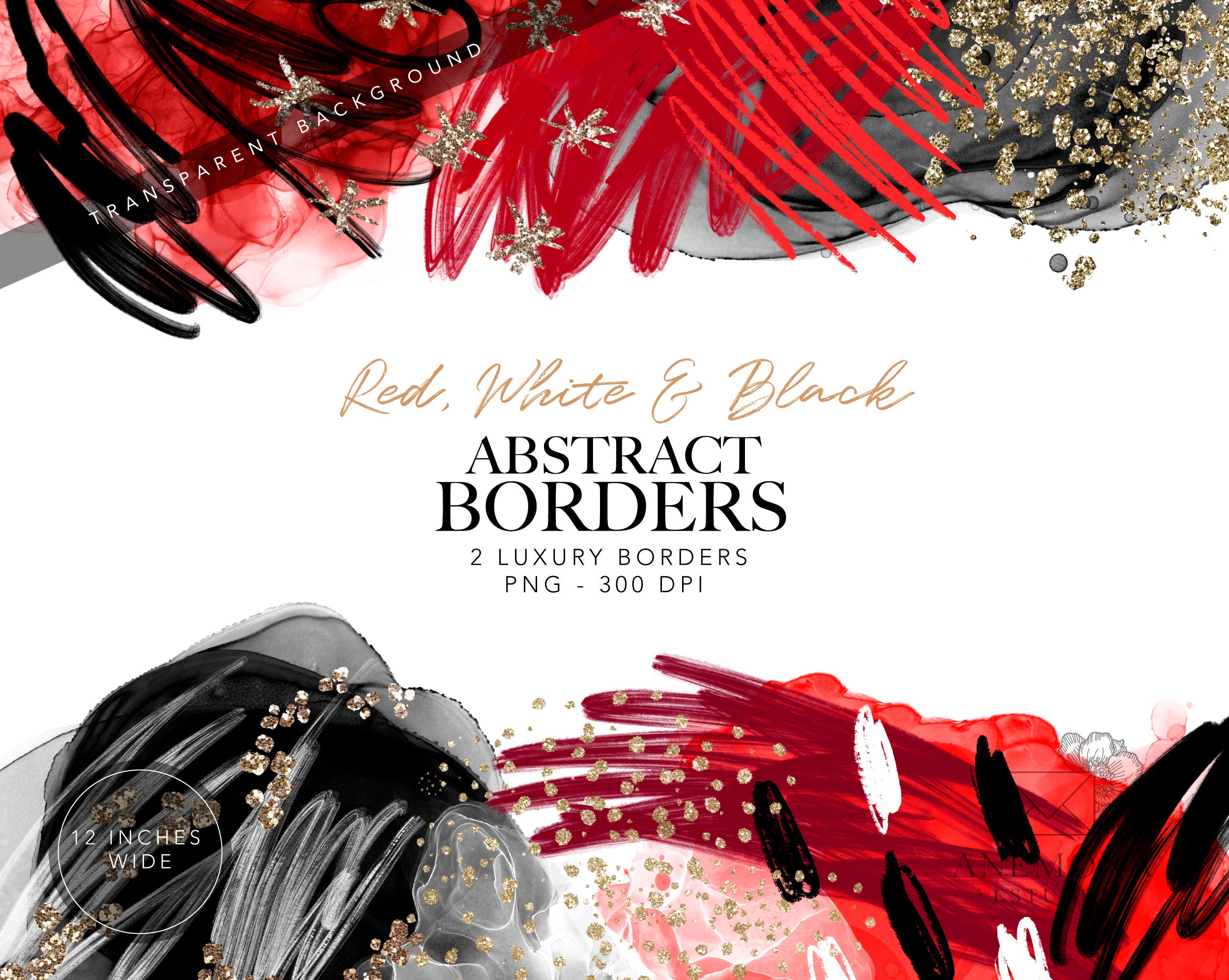 Red Borders And Frames Clip Art