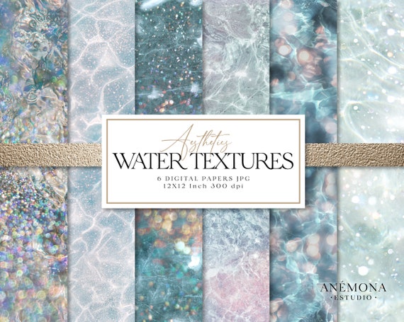 Water Paper Aesthetics Textures Water Background Water - Etsy