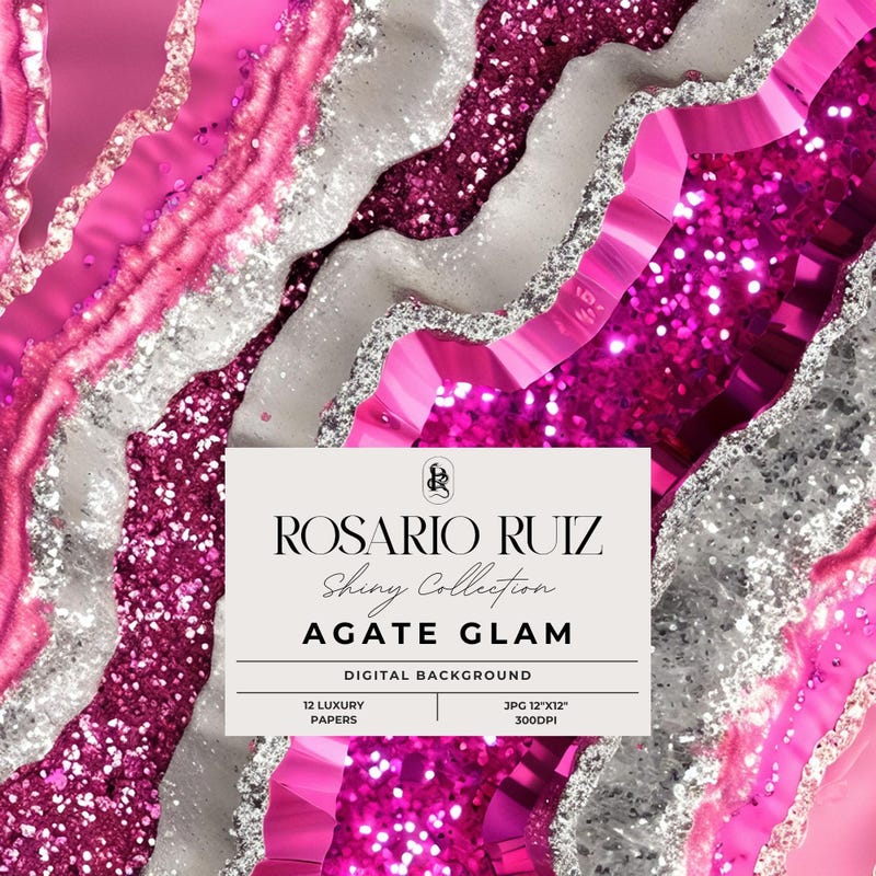 Metallic Wallpaper Girl - Etsy